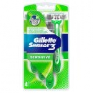 Offer Asda Gillette Sensor 3 Sensitive Disposable Razors