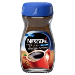 Offer Tesco Nescafe Original Decaffeinated Instant Coffee