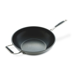 Offer Aldi Crofton Stainless Steel 28cm Wok Aldi