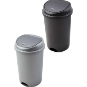 Offer Aldi Addis 50L Press-Top Kitchen Bin Aldi