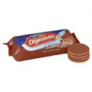 Offer Asda Mcvities Digestives Light Milk Chocolate Biscuits