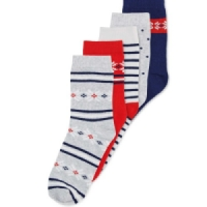Offer Aldi Avenue Ladies Novelty Socks 5 Pack Aldi