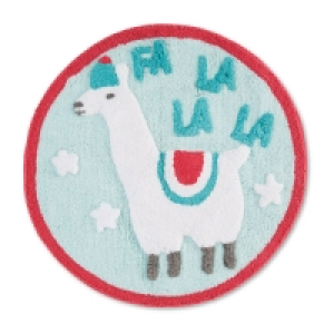 Offer Aldi Kirkton House Llama Festive Bath Mat Aldi