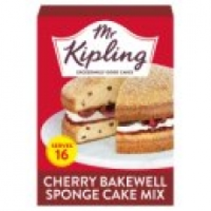 Offer Asda Mr Kipling Cherry Bakewell Sponge Cake Mix Asda
