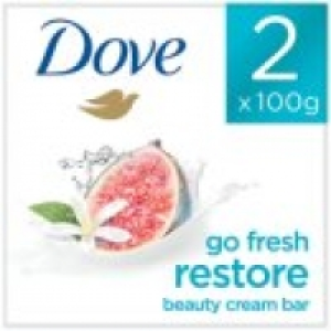 Offer Asda Dove Go Fresh Restore Beauty Cream Soap Bars