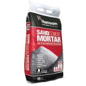 Offer Wickes Hanson Sand Cement Mortar Maxi Bag - 20kg