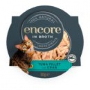 Offer Asda Encore Succulent Tuna Fillet & Crab in Broth