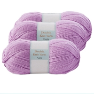 Offer Aldi Purple Double Knitting Yarn 12 Pack Aldi