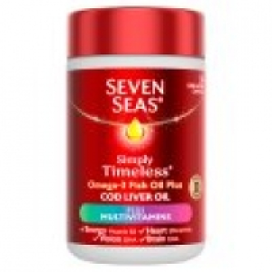 Offer Asda Seven Seas Pure Cod Liver Oil Plus A-Z Multivitamins