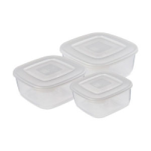Offer Aldi Grey Square Food Tubs 3 Pack Aldi