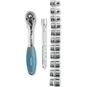 Offer Aldi Workzone 3/8 Inch Ratchet Socket Set Aldi