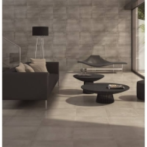 Offer Homebase Porcelain Koshi Grey Floor Tile - 600 x