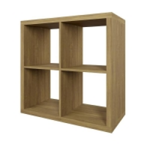 Offer Homebase Mdf Clever Cube 2x2 Storage Unit - Mango