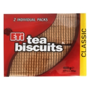 Offer Poundstretcher ETI TEA BISCUITS 400G Poundstretcher