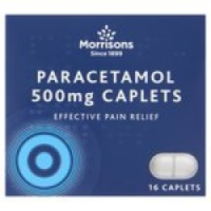 Offer Morrisons Morrisons Paracetamol 500 Mg Caplets Morrisons