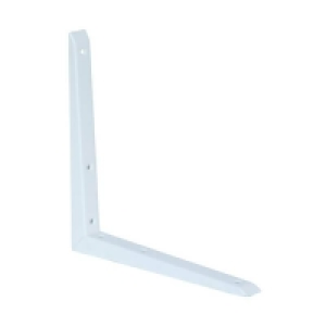 Offer Homebase Mitred Bracket - White - 200x200mm Homebase