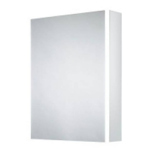 Offer Homebase Bathstore Hydra Single Door LED Mirror Cabinet
