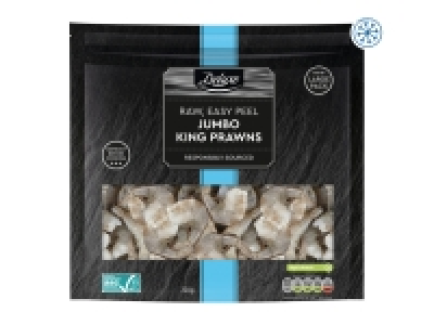 Offer Lidl Deluxe Raw, Easy Peel Jumbo King Prawns Lidl