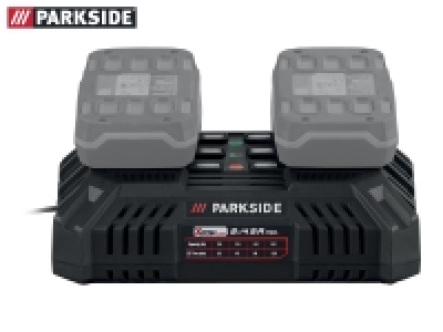 Offer Lidl Parkside 20V Dual Battery Charger 2x 4.5A Lidl