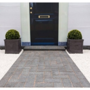 Offer Homebase Stylish Stone Malvern Drive Paving - Charcoal