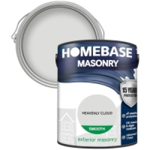 Offer Homebase Homebase Smooth Masonry Paint - Heavenly