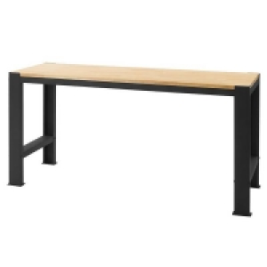 Offer Homebase Pinnacle XL Timber Top Workbench 900 x 1800