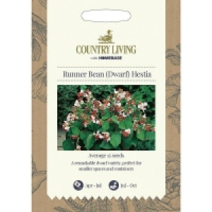 Offer Homebase Country Living Runner Bean Dwarf Hestia