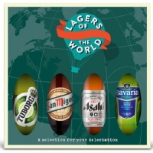 World Lager Gift Set Deal at BMStores, Offer Calendar week